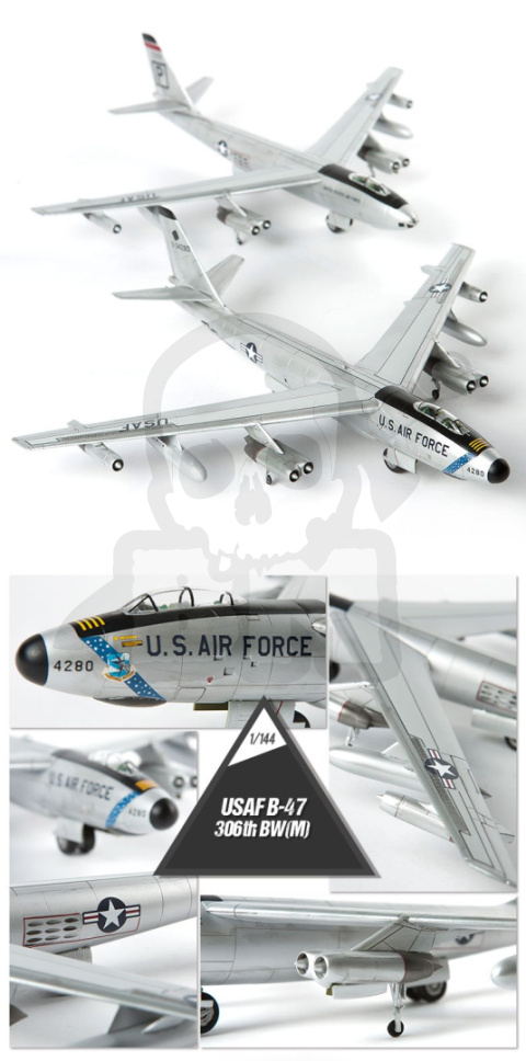 Battle-Models > Academy 12618 B-47 Stratojet USAF 1:144